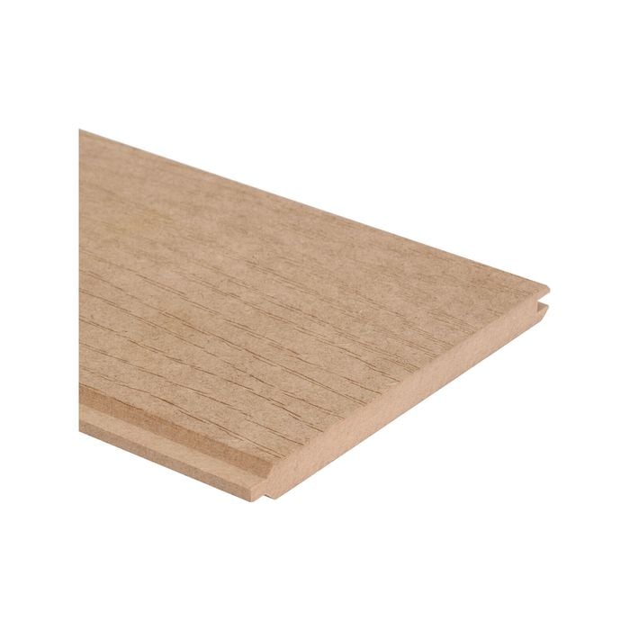 inBuilt 2700 x 145 x 12mm Raw Embossed Oak Lining Board MDF MR E0 ...