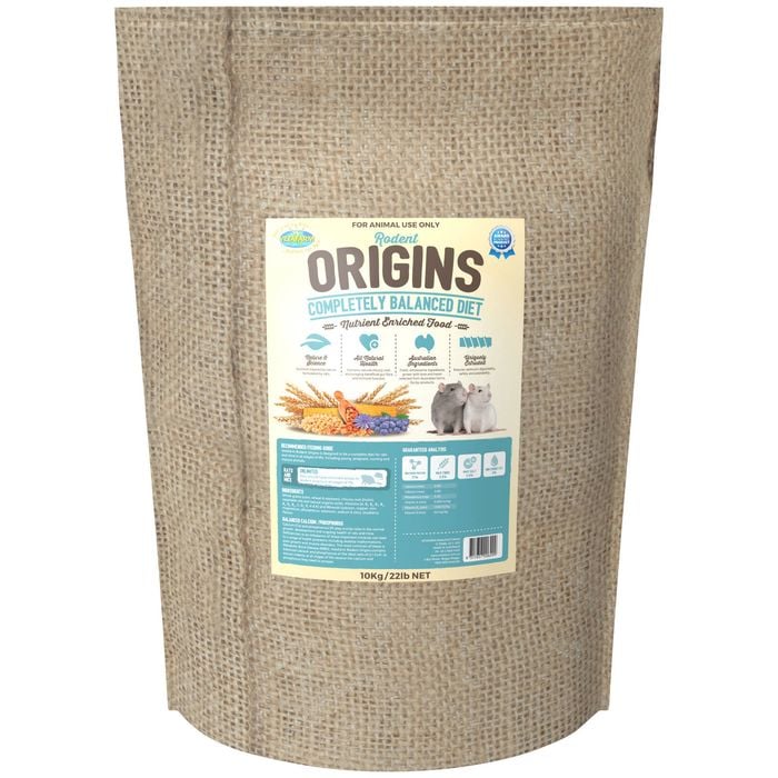 Vetafarm Origins Extruded Pellet Pet Rodent Rat Mice Diet Food 10kg ...