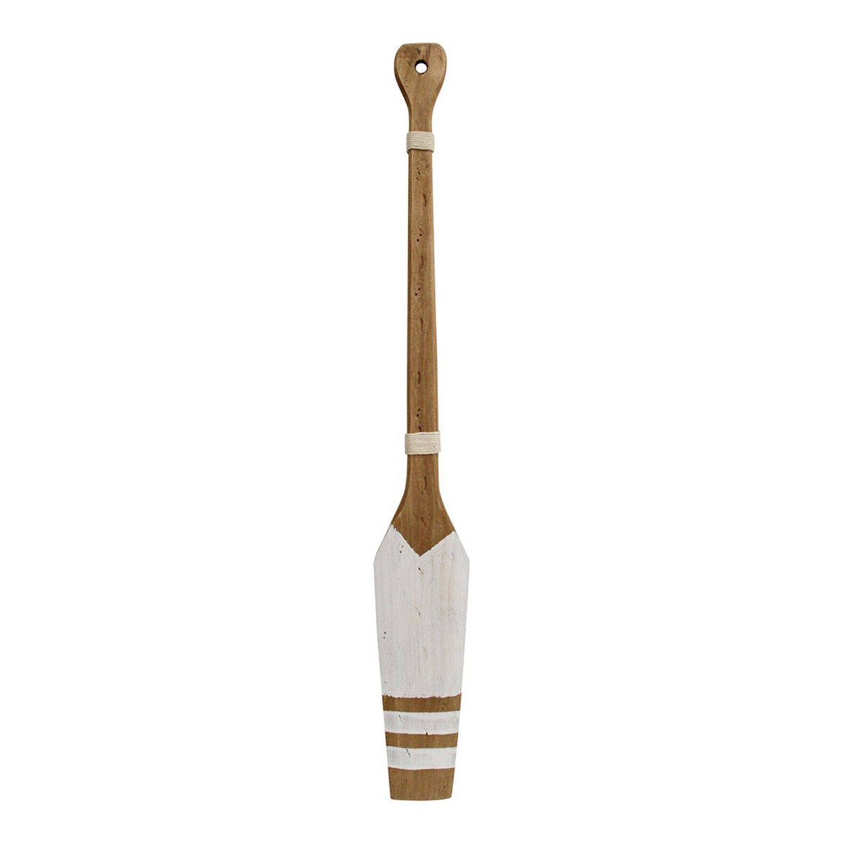 LVD Decorative 90cm Timber Paddling Oar - Rustic Triple Stripe ...