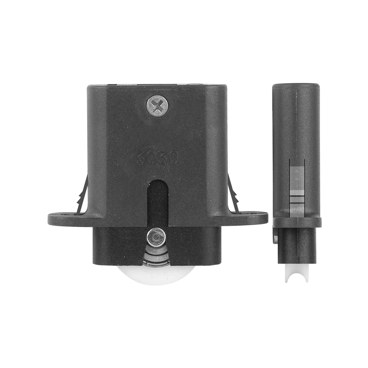 Rolltrak Adjustable Heavy Duty Nylon Carriage And Roller - Bunnings New ...