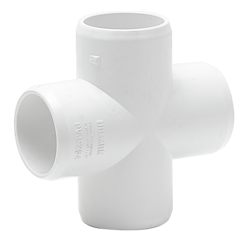 Holman 25mm EzyFit 4 Way PVC Cross - Bunnings Australia