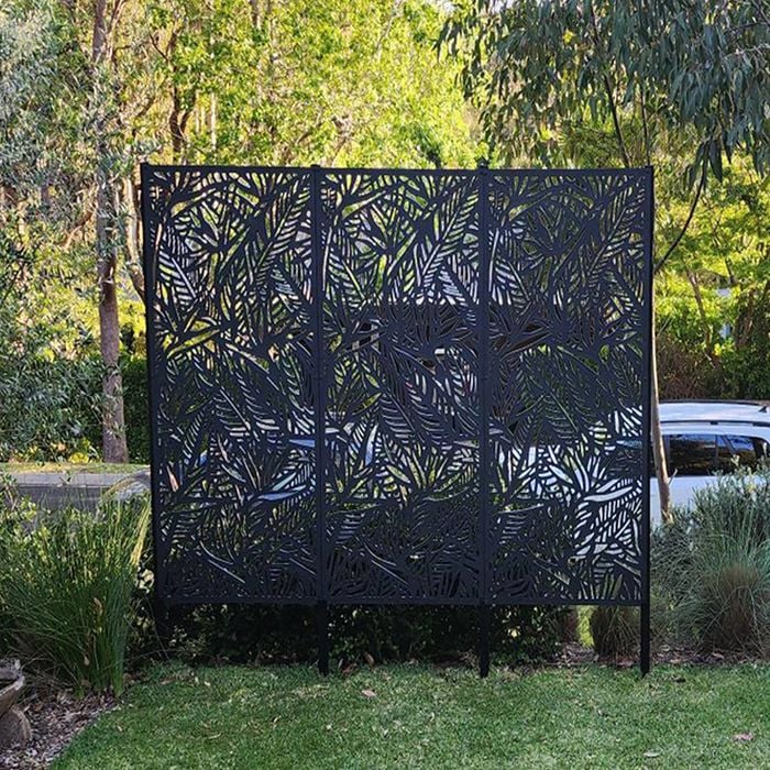 Jack Matrix 1800 x 900mm Charcoal Bird of Paradise Screen Panel ...