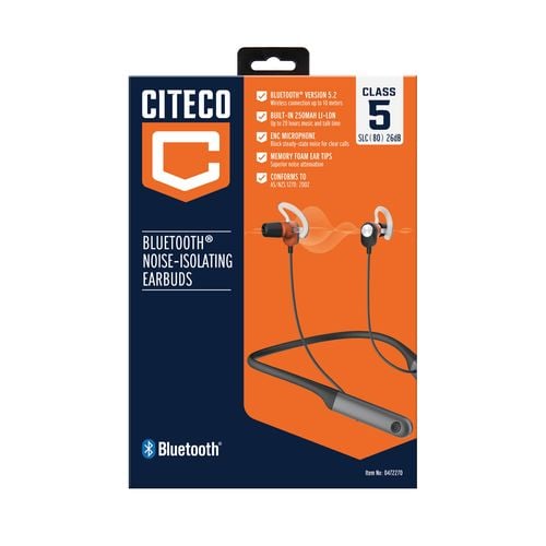 Citeco Bluetooth Noise-Isolating Earbuds - Bunnings Australia