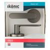Ikonic Gunmetal Oslo Privacy Lever Set - Bunnings Australia