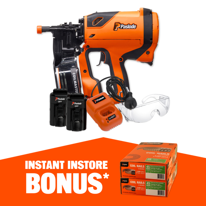 Paslode Impulse CoilMaster 27-50mm - Bunnings Australia