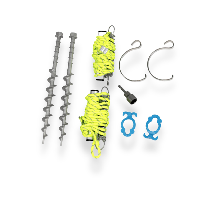 RV Essentials Premium Caravan Awning Tie Down Strap Kit - Bunnings ...