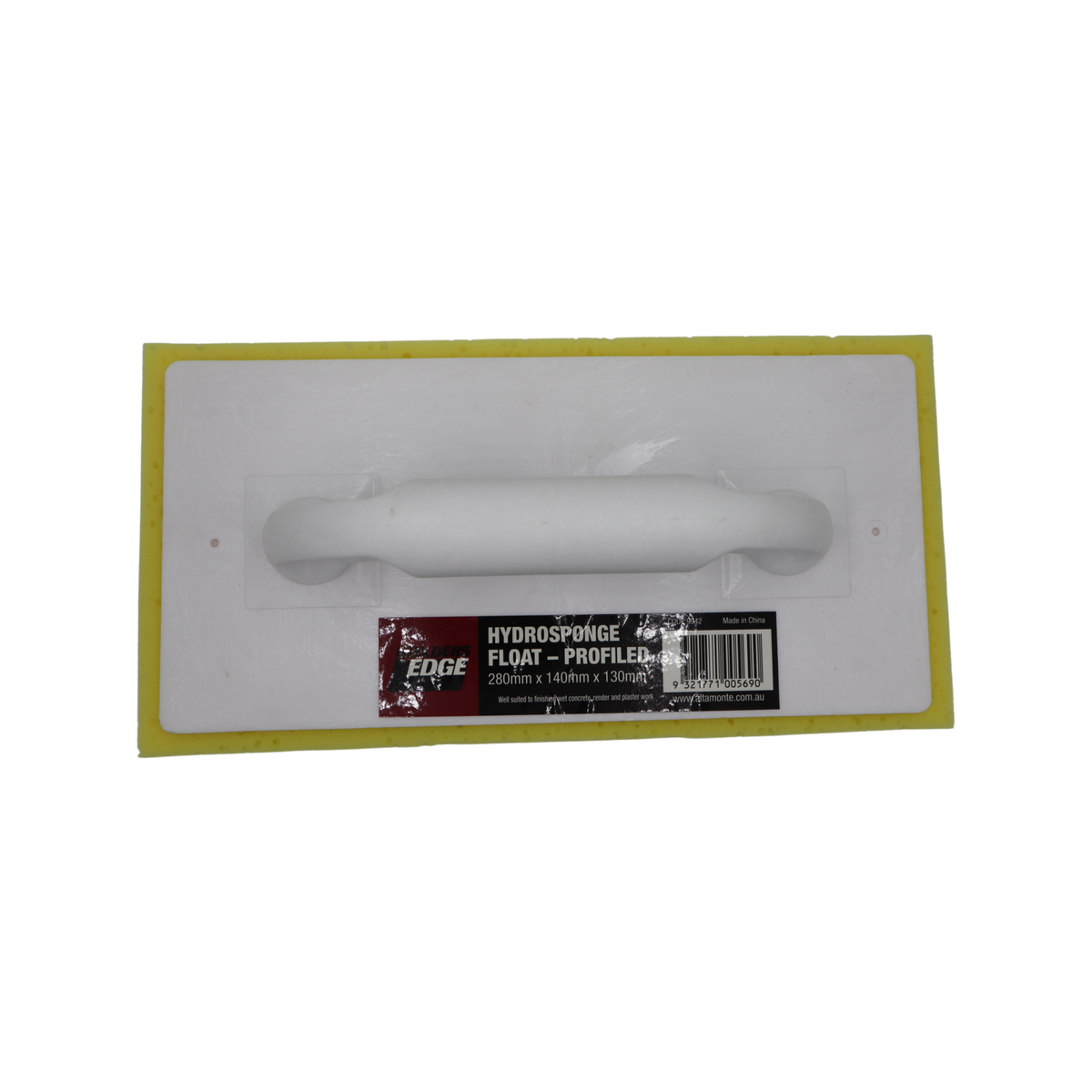 Builders Edge 280 x 140 x 130mm Hydrosponge Float Plaster Tool ...