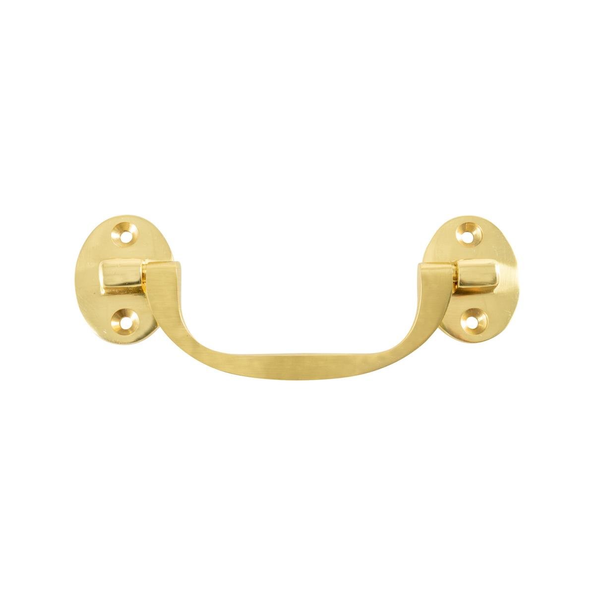 Delf 54 x 141mm Polished Brass Drop Handle - Bunnings Australia