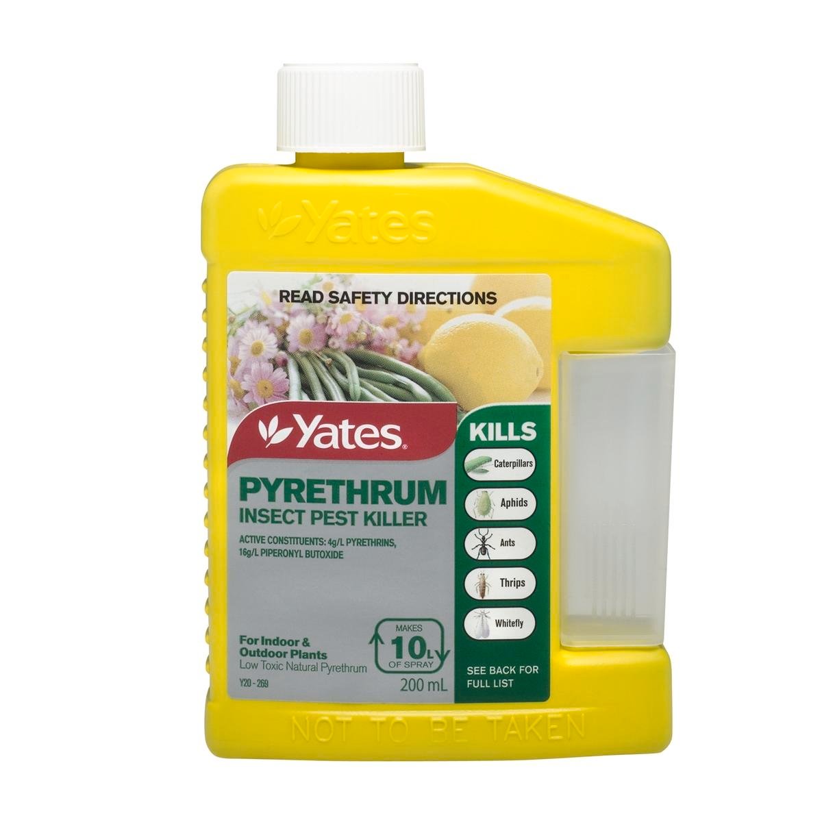 Yates 200ml Pyrethrum Insect Pest Killer Concentrate - Bunnings Australia