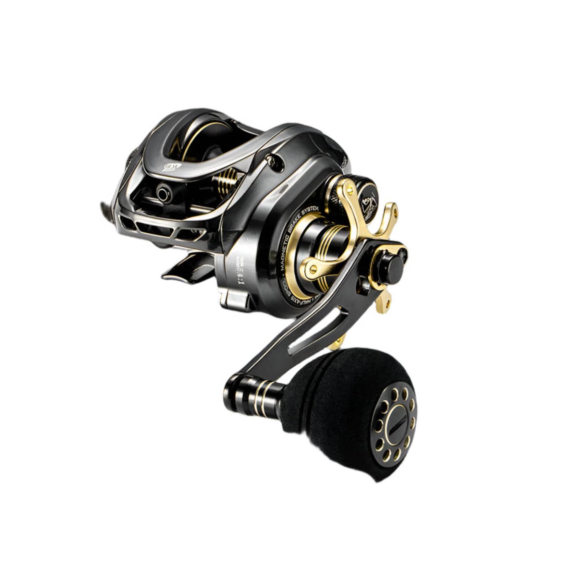 NNEOBA Right-Handed Fishing Reel 10BB Power Handle Deep Spool Black ...