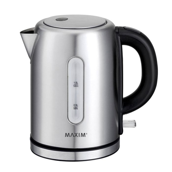 Maxim 1L Small Stainless Steel 2200W Electric Cordless Kettle ...