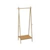 Flexi Storage Living 730 x 1600 x 415mm Bamboo Foldable Garment Rack ...