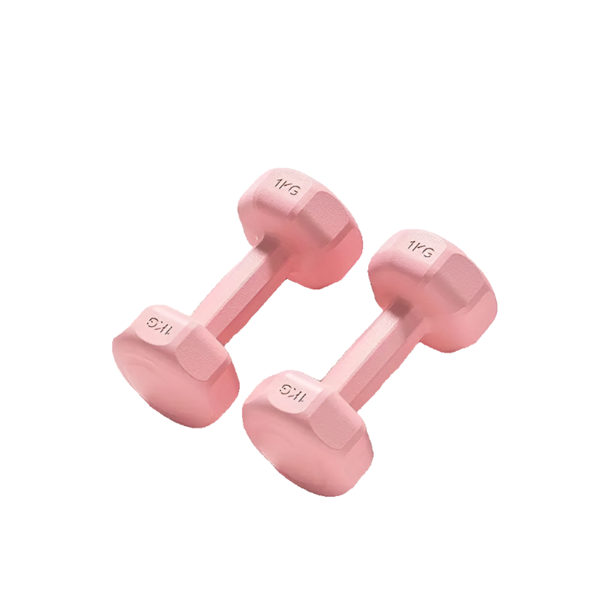 NNETM 1 Pair 2.0KG Fixed Dumbbell Set - Pink - Bunnings Australia