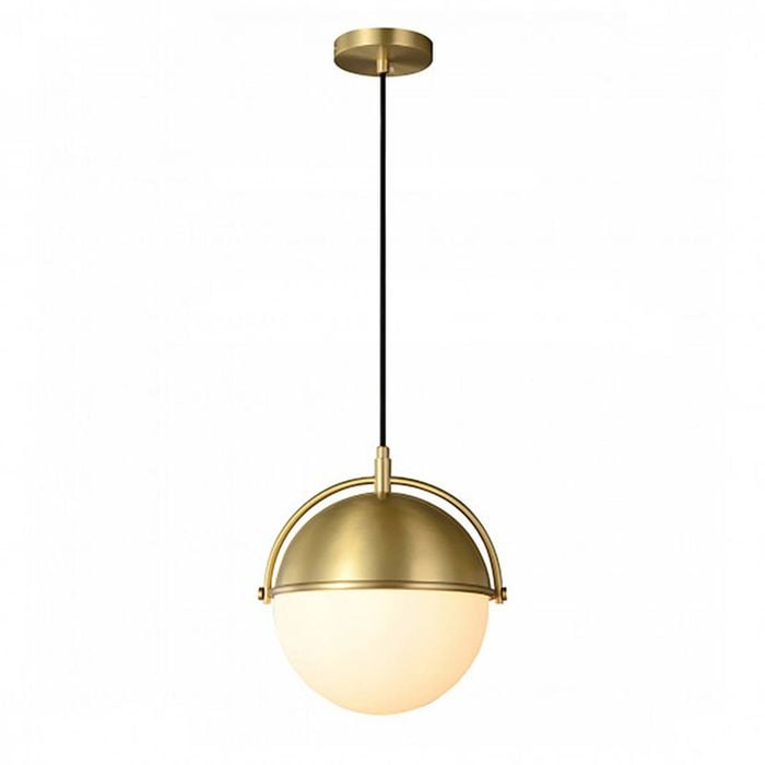 Amonson Lighting Globe Pendant Light Small Replica - Brass - Bunnings ...