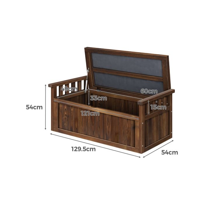 Outdoor storage bench bunnings store