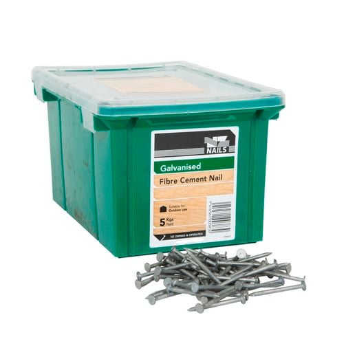 NZ Nails 40 x 2.8mm 5kg Galvanised Hardiflex Flat Head Nail - Bunnings ...