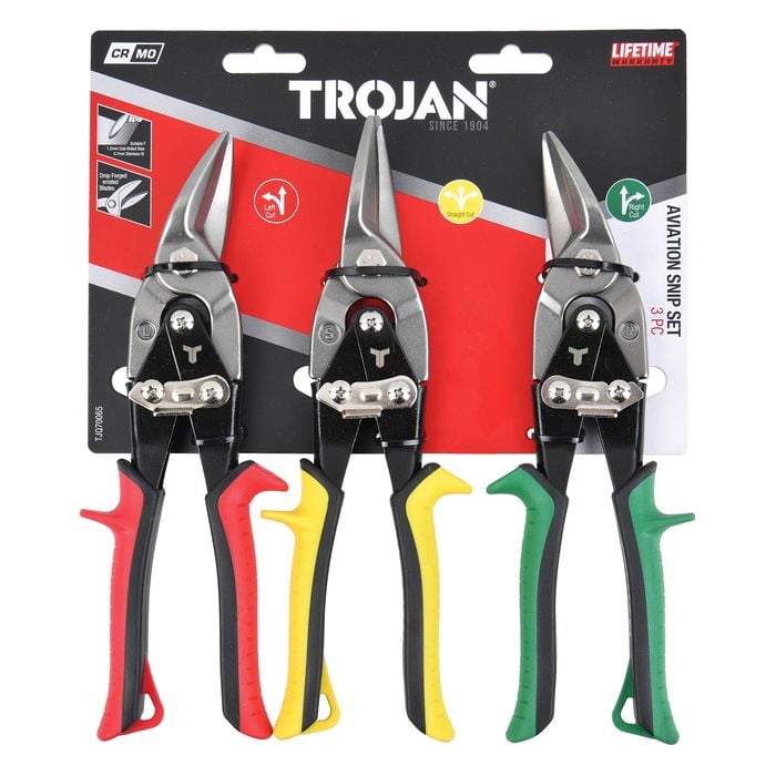 Trojan 3pce Aviation Snip Set - Bunnings Australia