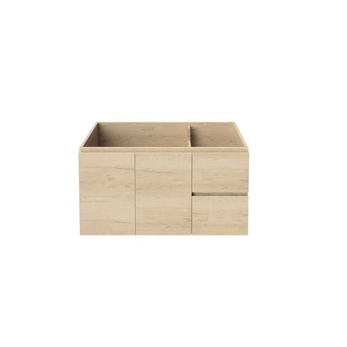 Forme Mont Albert 900 Wallhung Light Ash Vanity - Right Hand Drawers ...