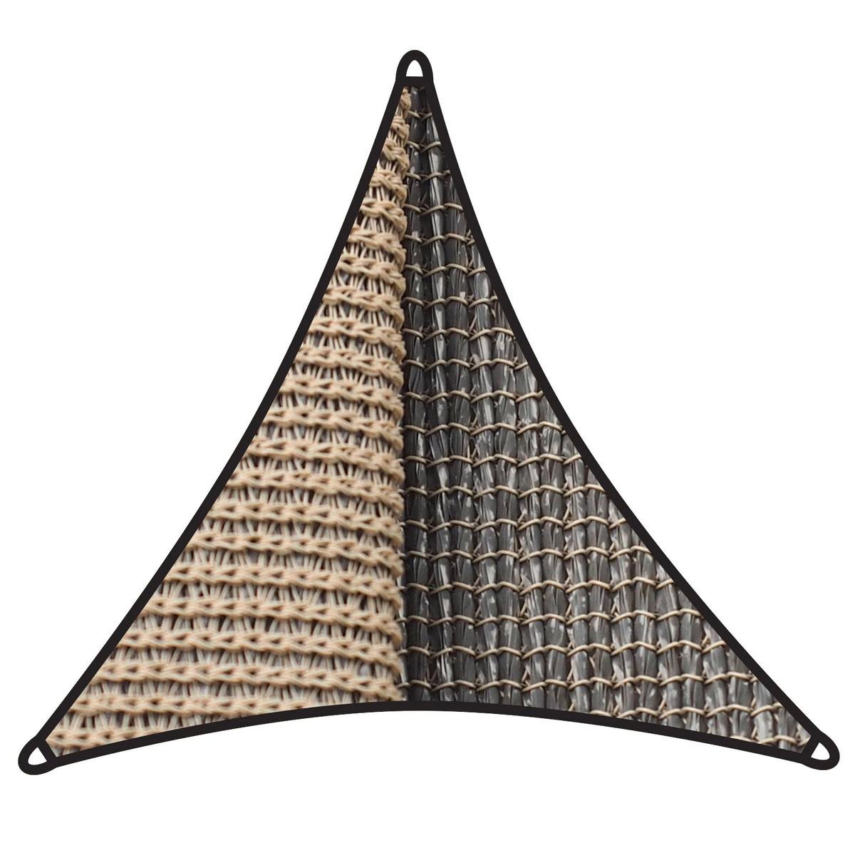 Coolaroo 5 x 5m Triangle Cobblestone Designer Series Shade Sail ...