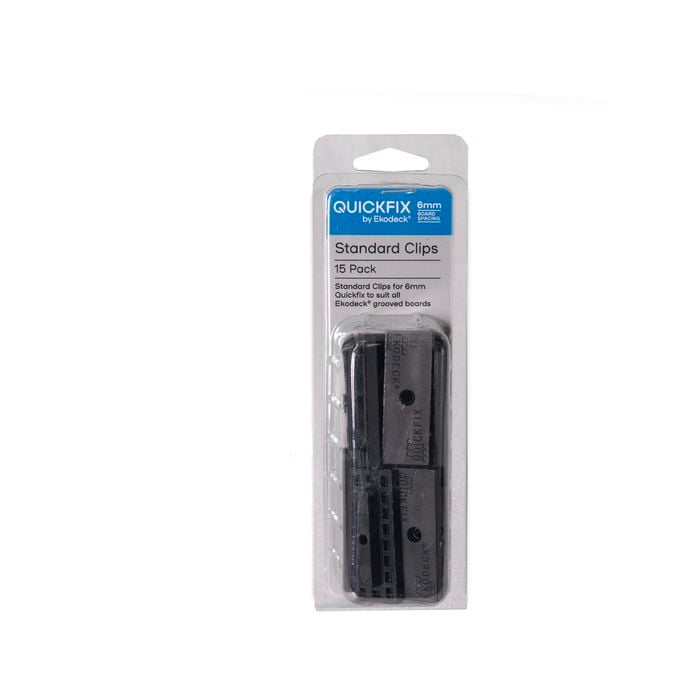 Quickfix for Ekodeck 6mm Standard Clips - 15 Pack - Bunnings Australia