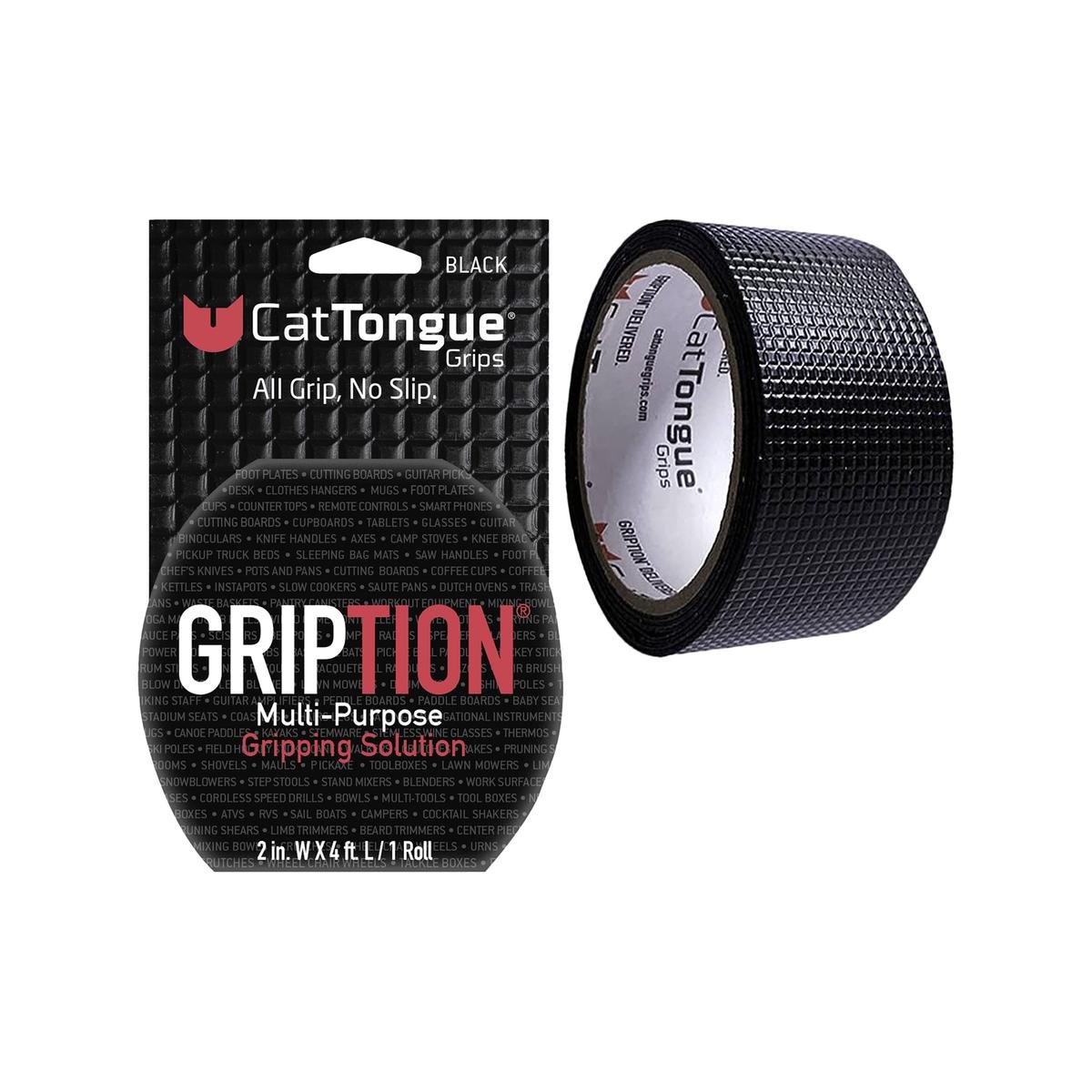Cat Tongue 1.2m Black Non-Abrasive Grip Tape - Bunnings Australia