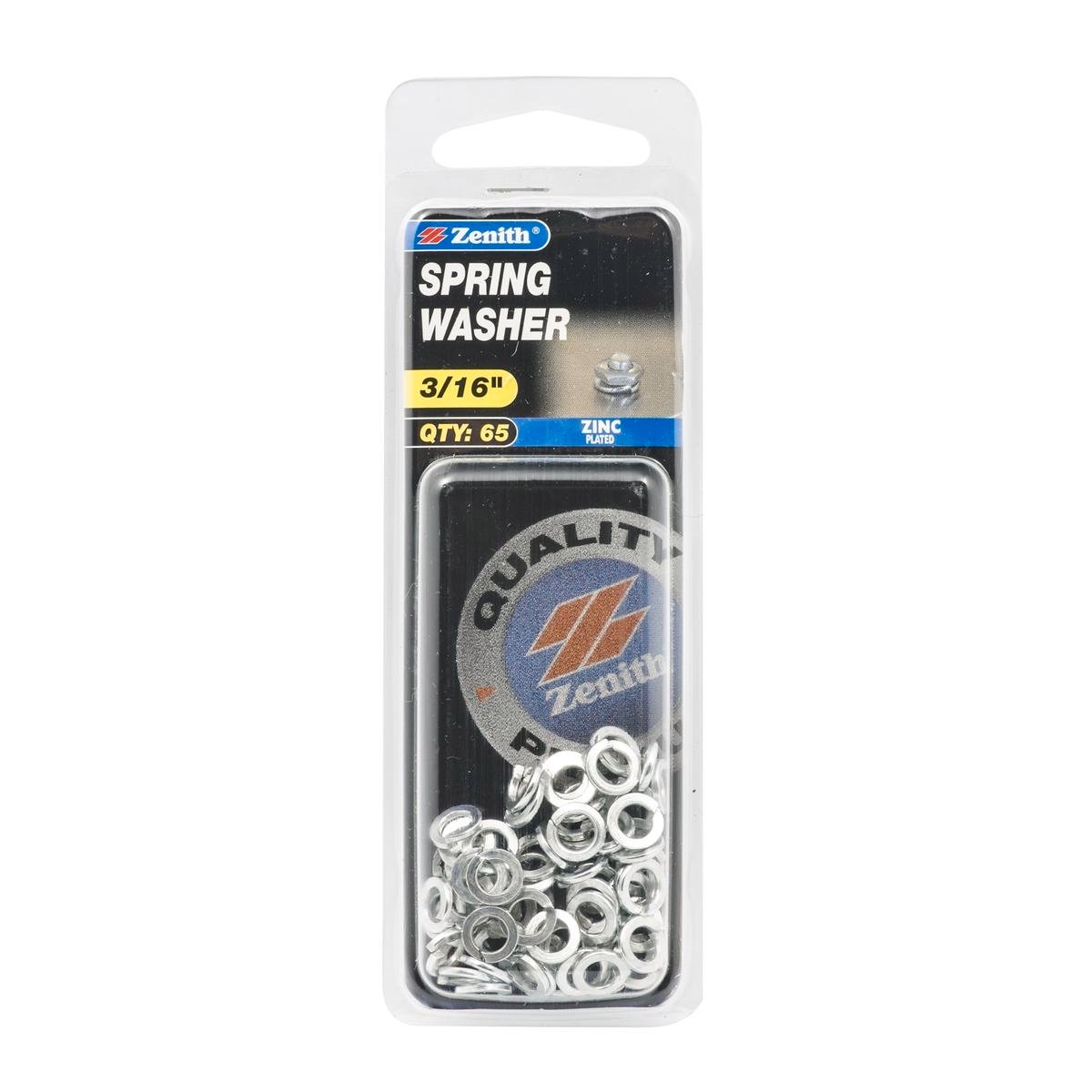 Zenith 3/16" Zinc Plated Spring Washer - 65 Pack - Bunnings Australia