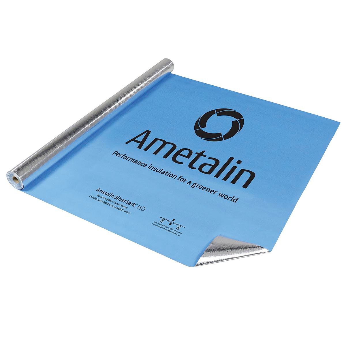 Ametalin 1500mm x 30m SilverSark HD Reflective Roof and Wall Insulation Bunnings Australia