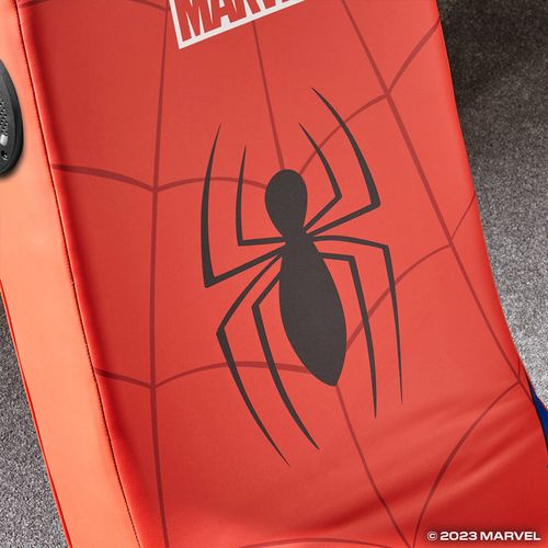 X Rocker Marvel Icon+ 2.0 Audio Junior Floor Rocker Gaming Chair Spider ...