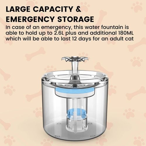 FLOOFI Pet Water Fountain (2.6L) - Bunnings Australia
