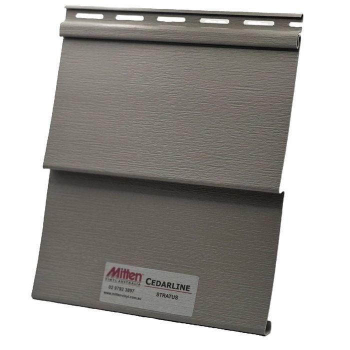 Mitten Vinyl Australia 5.84m shell Stratus Cedarline Vinyl Cladding ...