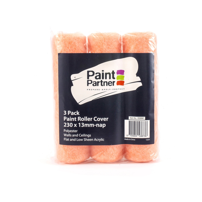 Paint Partner 230mm Paint Roller Cover - 3 Pack - Bunnings New Zealand