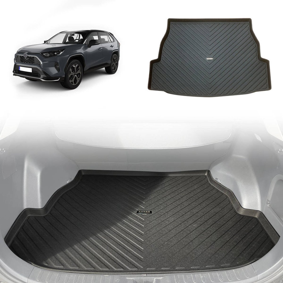 AUSGO Boot Liner for Toyota RAV4 2019-2026 Cargo Trunk Mat Boot Mat ...