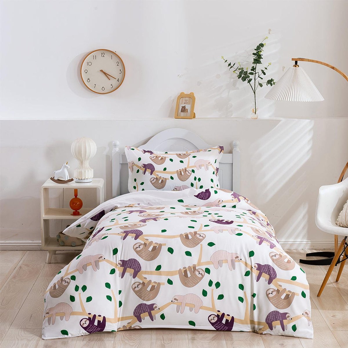 3D Cartoon Animal Sloth Quilt Cover Set Bedding Set Duvet Cover ...