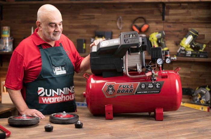 How To Set Up And Use A Compressor - Bunnings Australia