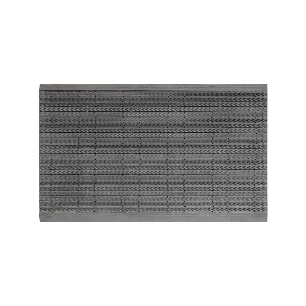 Axton 90 x 60cm Black Rubber Ribbed Mat - Bunnings New Zealand