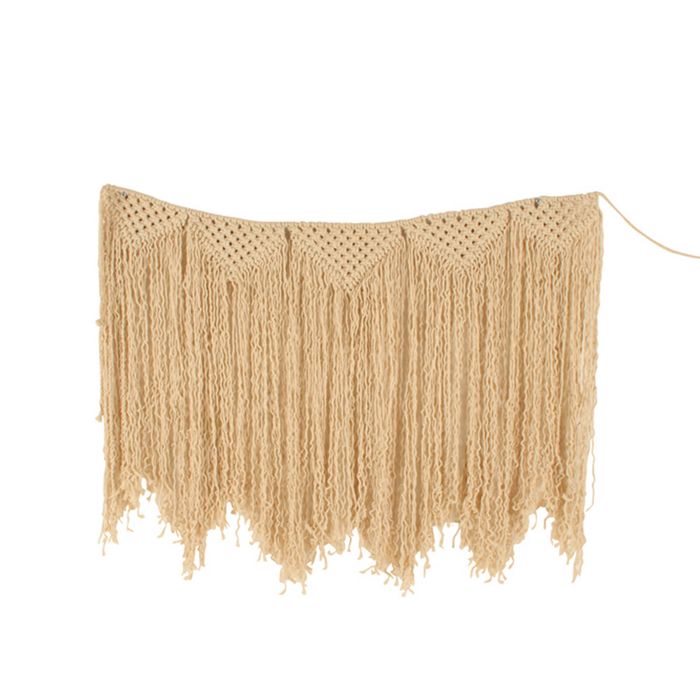 Maine & Crawford Madeline 81cm Macrame Bed Head/Wall Decor - Cream ...