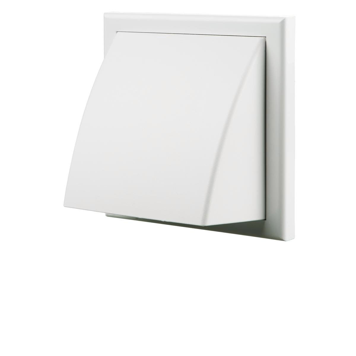 Blauberg 100mm White Weatherproof Exterior Wall Cowl - 100mm - Bunnings ...