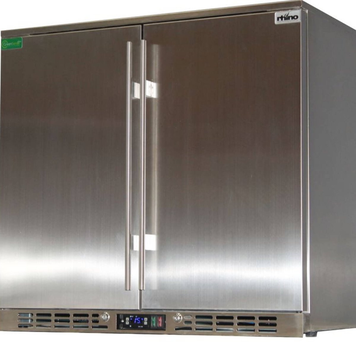 Rhino Stainless Steel Double Solid-Door Bar Fridge - SG2H-SD - Bunnings ...