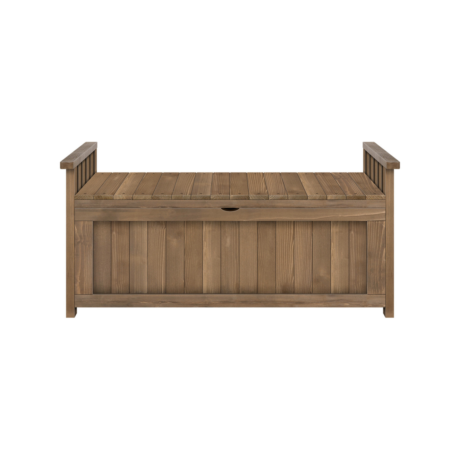 ALFORDSON Storage Bench Wooden Entryway Chest Rustic Brown L Size Bunnings Australia