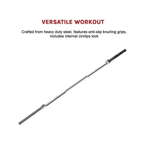 20kg Olympic Barbell (700lbs Rating) - Bunnings Australia