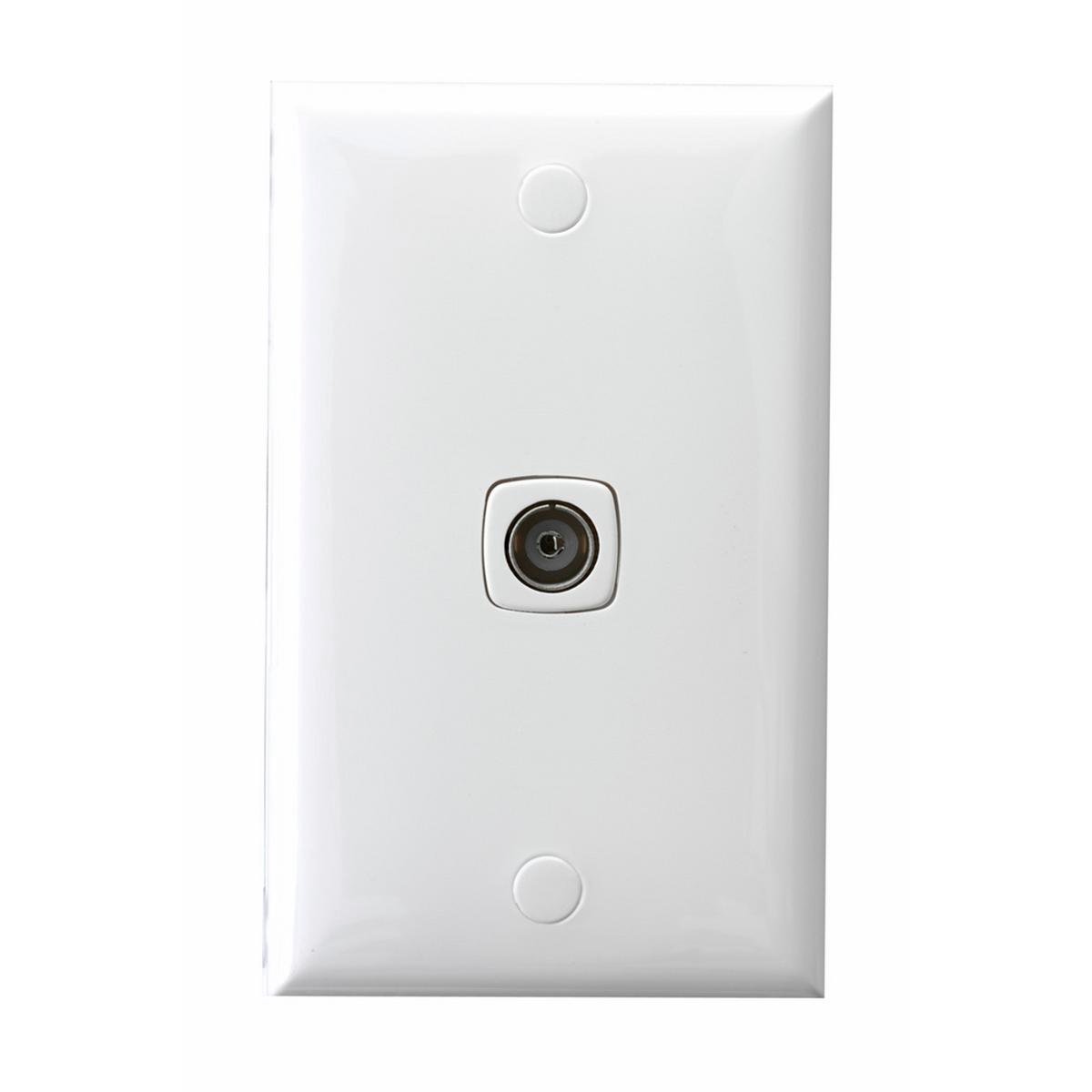 HPM Standard 1 Gang TV And Audio Coax Outlet - Bunnings Australia