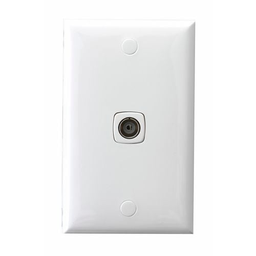 HPM Standard 1 Gang TV And Audio Coax Outlet - Bunnings Australia