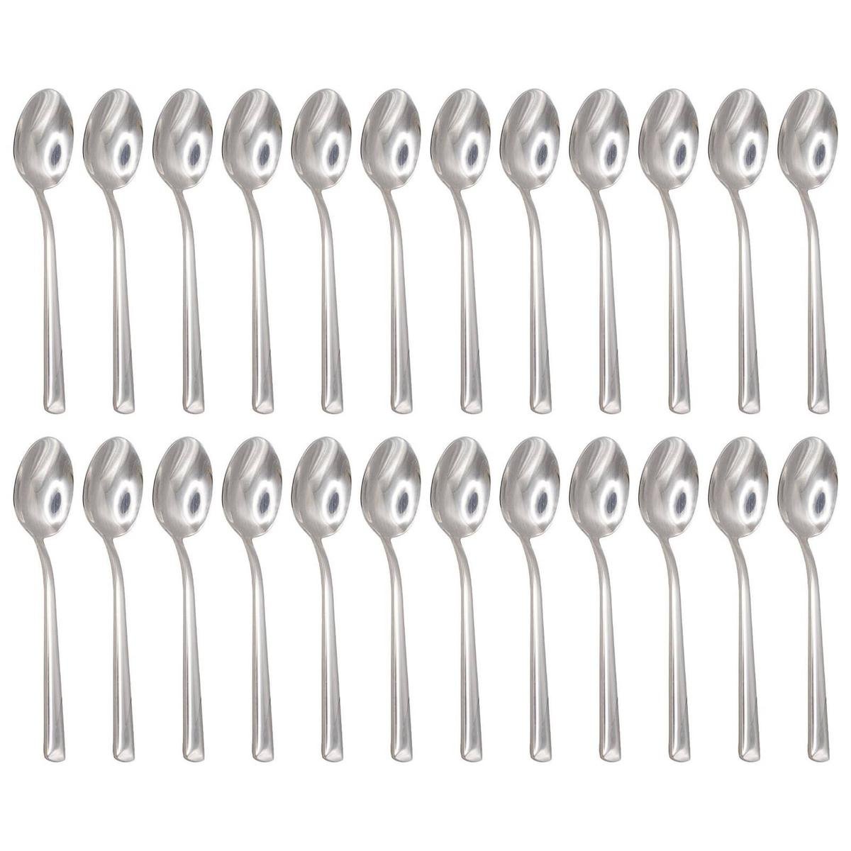 Tondo Stainless Steel Teaspoons - 14cm - Pack of 24 - Bunnings Australia