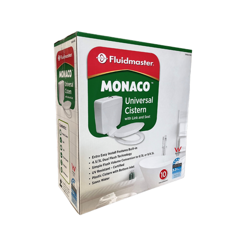 Fluidmaster Monaco Universal Cistern with Link and Seat WELS 4 Star 3 ...