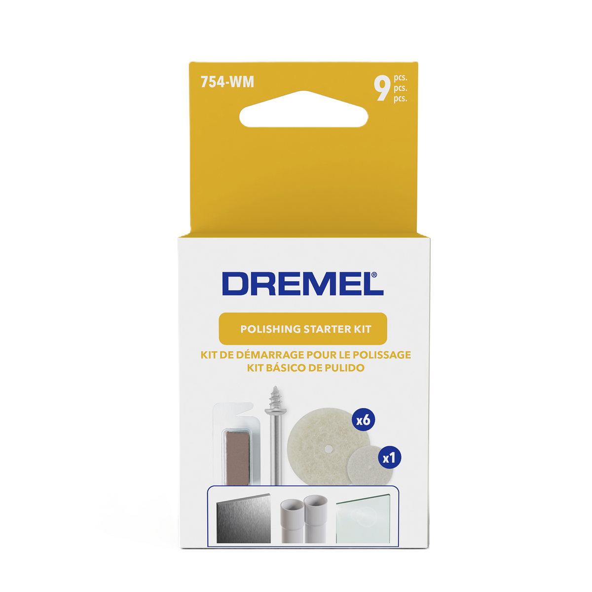 Dremel 754-AW 9-Piece Polishing Accessory Starter Kit - Bunnings Australia