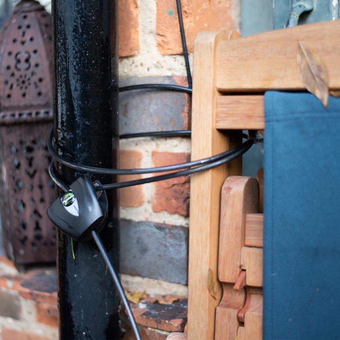 Master Lock 1.8m x 5mm Mini Python Adjustable Locking Cable - Bunnings Australia