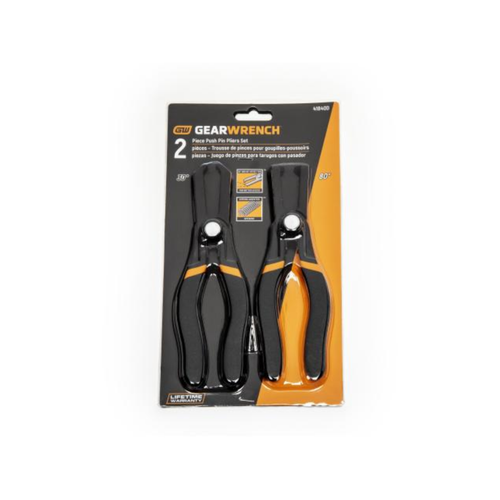 GEARWRENCH 2 Piece 30° & 80° Push Pin Plier Set - Bunnings Australia