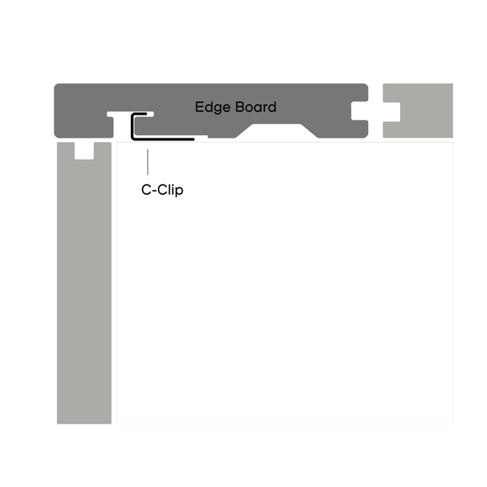 Ekodeck 137 x 23mm 5.4m Backbeach Designer Edge Board Composite Decking ...