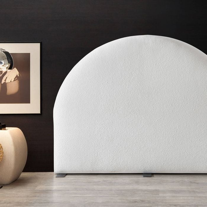 Harper King Bedhead Bone Boucle |186W x 8D x 120H - Bunnings Australia