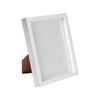 Nicola Spring 8" x 10" White 3D Box Photo Frame - 5" x 7" Mount - White ...